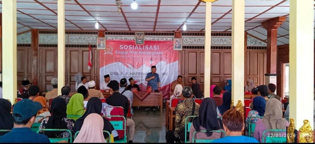 Drs. H.A Hafidh Asrom, MM Awali Sosialisasi 4 Pilar Perdana di Gunungkidul